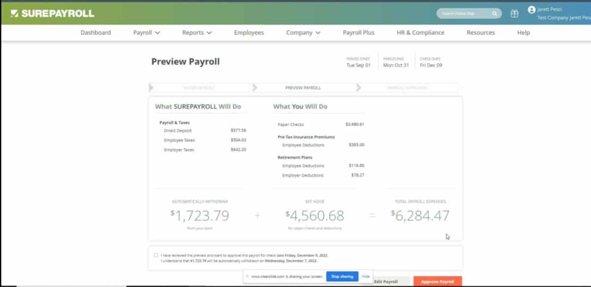 SurePayroll Review: Features, Pros and Cons in 2023