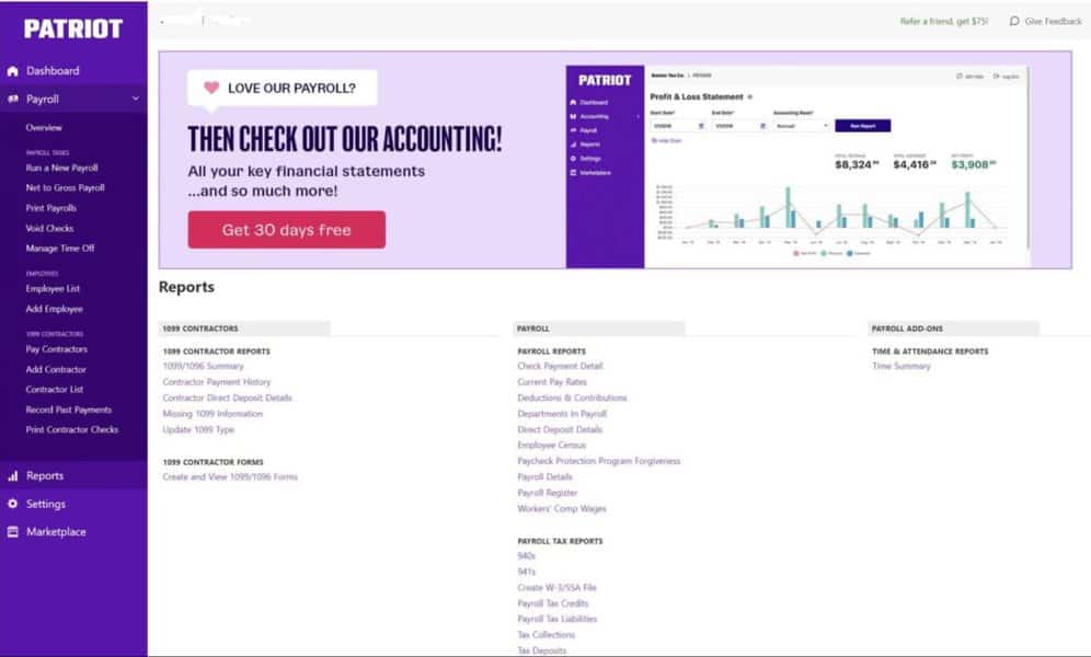Patriot Payroll Software Review: Features, Pros & Cons